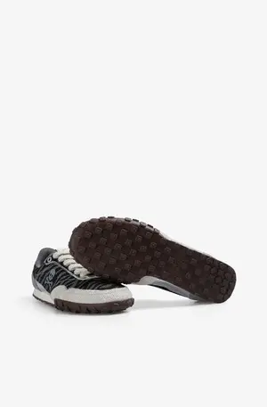 SCALPERS Dach Fan Sneakers - Grey-animalprint