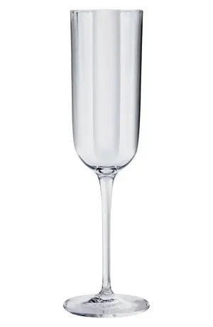 LUIGI BORMIOLI Jazz Set Of 4 Champagne Flutes - Clear