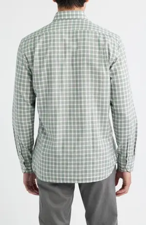 Johnnie-o Peirce Check Cotton Button-up Shirt - Trails