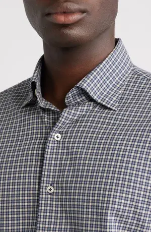 Johnnie-o Brooks Check Cotton Button-down Shirt