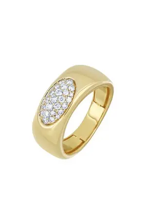 Bony Levy Kiera Pavé Diamond Stacking Ring - 18k Yellow Gold