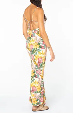 Roxy Lost Paradise Floral Maxi Dress