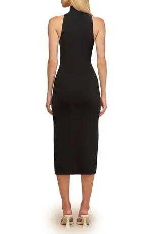 Cult Gaia Collin Sleeveless Mock Neck Knit Midi Dress