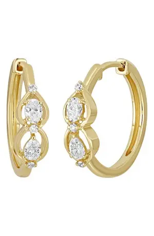 Bony Levy Maya Diamond Hoop Earrings - 18k Yellow Gold