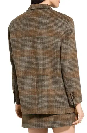 Theory Wool And Cashmere Oversized Blazer