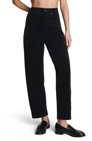 Spanx Corduroy Barrel Pants - Classic Black