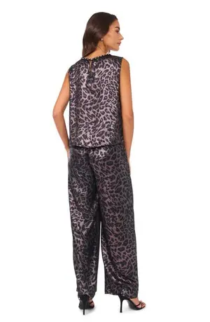 Vince Camuto Leopard Print Satin Tank