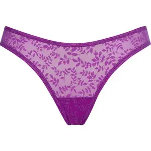 CUUP Bikini Bottom With Botanical Lace - Lush