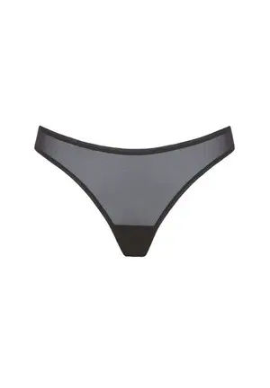 CUUP Mesh Bikini Bottom - Black