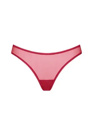 CUUP Mesh Bikini Bottom - Scarlet