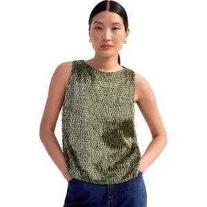 RO&ZO Sequin Shell Tank Top
