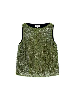 RO&ZO Sequin Shell Tank Top