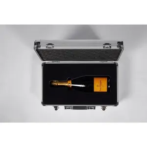 VINGARDEVALISE Champagne Bottle Case With High-density Foam Insert