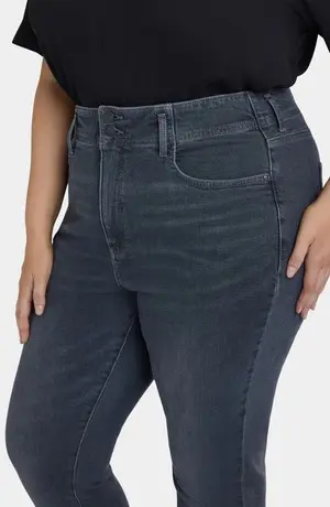 NYDJ Barbara Hollywood Bootcut Jeans - Graphite Hill