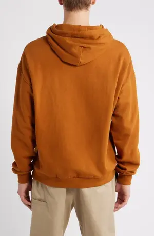 Brixton Oversized Embroidered Logo Heavyweight Hoodie