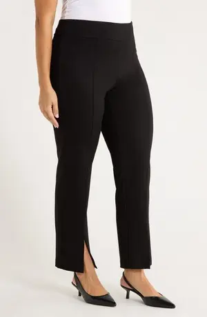 Anne Klein Slit Cuff Pull-on Pants