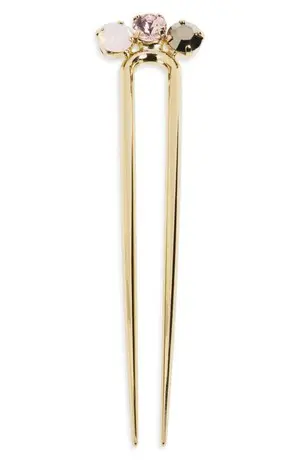 L. Erickson Lucia Chignon Pin - Pink/multi