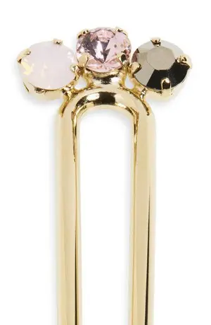 L. Erickson Lucia Chignon Pin - Pink/multi