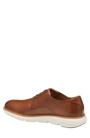 Johnston & Murphy Larkin Plain Toe Derby - Tan Italian Calfskin