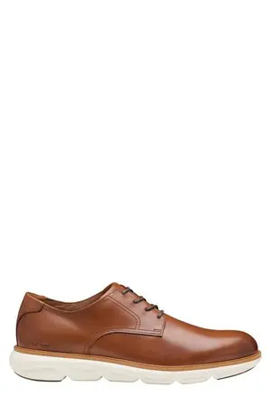 Johnston & Murphy Larkin Plain Toe Derby - Tan Italian Calfskin