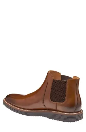 Johnston & Murphy Upton Chelsea Boot - Tan Full Grain