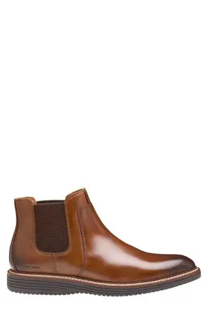 Johnston & Murphy Upton Chelsea Boot - Tan Full Grain