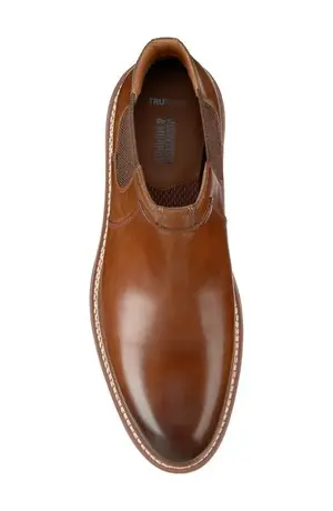 Johnston & Murphy Upton Chelsea Boot - Tan Full Grain