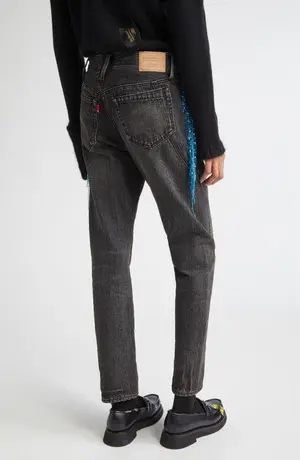 UNDERCOVERISM Beaded Fringe Trim Jeans