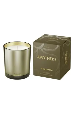 APOTHEKE Black Cypress Classic Scented Candle - Green