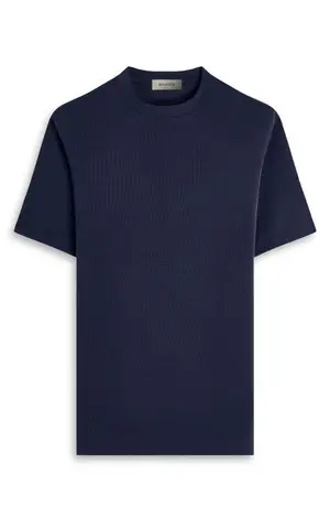 Bugatchi Orville Crewneck T-shirt - Navy