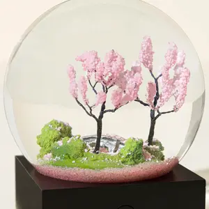 UNCOMMON GOODS Cherry Blossom Snow Globe Coolsnowglobes
