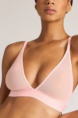 NEGATIVE UNDERWEAR Sieve Triangle Bra - Shell
