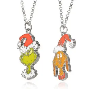 DR. SEUSS The Grinch And Max Pendant Necklace