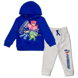 PJ MASKS Fleece Hoodie And Pants Set - Blue/gray