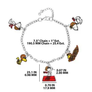 PEANUTS Snoopy & Friends Charm Bracelet