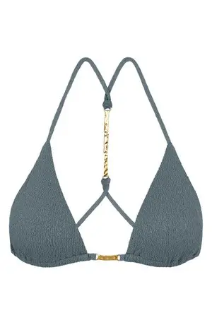 VIX PAULA HERMANNY Firenze Candice T-back Triangle Bikini Top