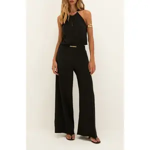 VIX PAULA HERMANNY Solid Wide-leg Cover-up Pants