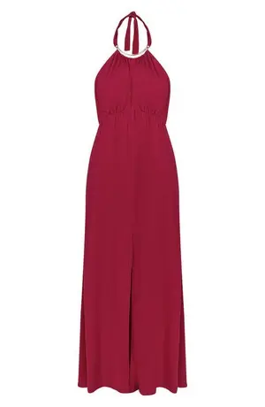 VIX PAULA HERMANNY Solid Joy Cover-up Maxi Dress