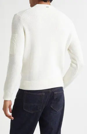 Herno Waffle Stitch Merino Wool Sweater