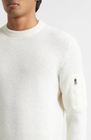 Herno Waffle Stitch Merino Wool Sweater