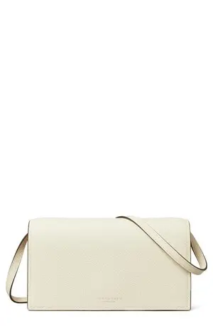 Tory Burch Perry Wallet Crossbody Bag - Light Cream