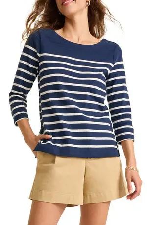Tommy Bahama Bahama Bliss Stripe Knit Top - Coastline