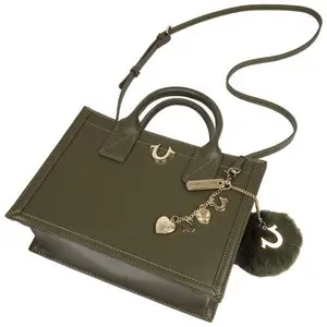 True Religion Pom Dangle Modern Tote