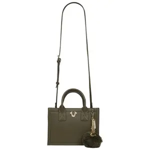 True Religion Pom Dangle Modern Tote
