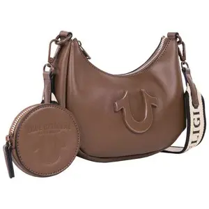 True Religion Logo Strap Crescent Hobo