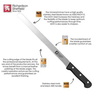 RICHARDSON SHEFFIELD Universal 12-inch Genoise/cake Knife