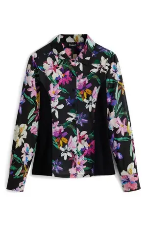 Desigual Floral Button-up Shirt
