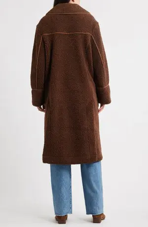 UGG Sema Uggfuff Coat - Deep Nutmeg