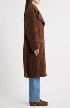 UGG Sema Uggfuff Coat - Deep Nutmeg