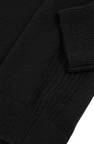 REISS Banbury Wool & Cashmere Johnny Collar Sweater